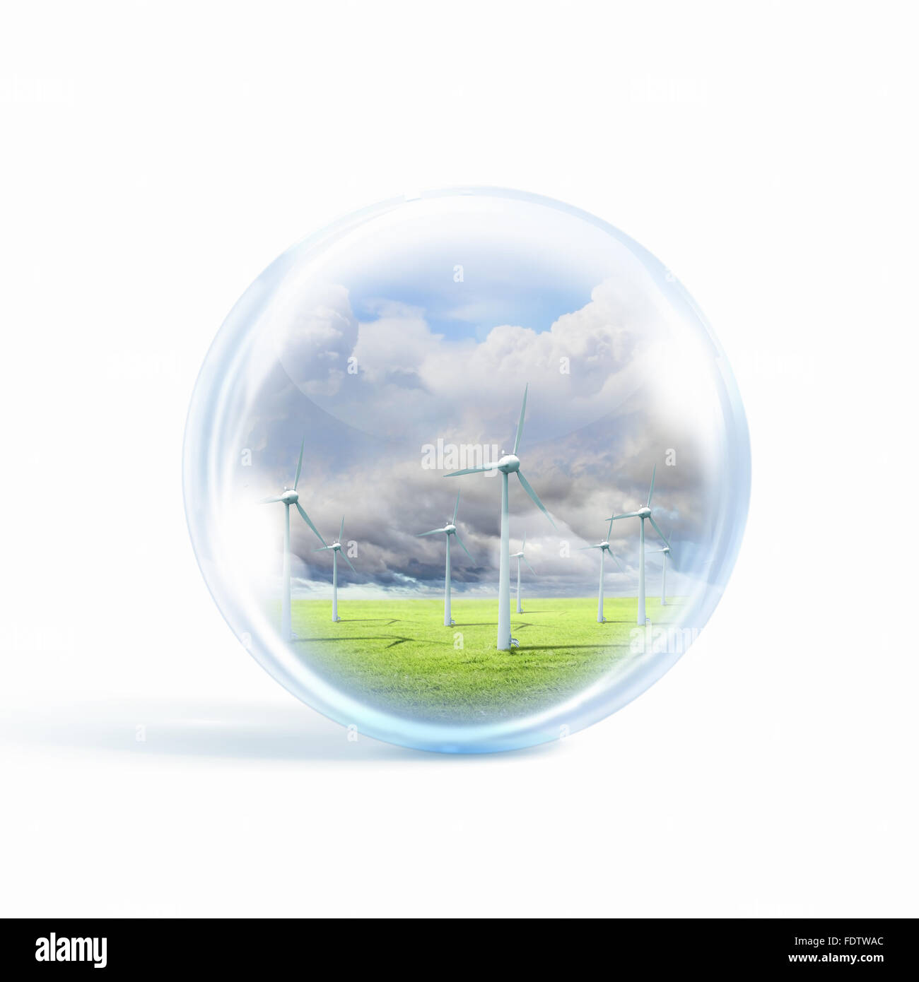 Inside of a wind turbine Cut Out Stock Images & Pictures - Alamy