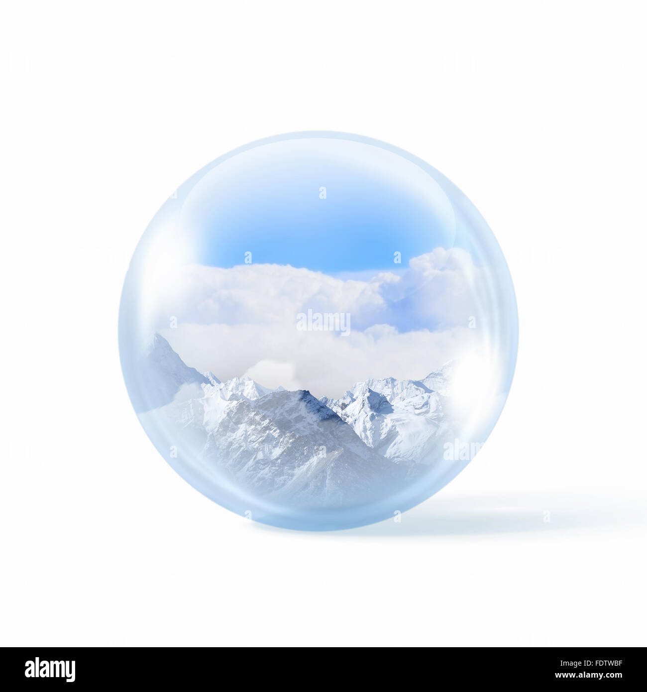 Glass snow ball alps hi-res stock photography and images - Alamy