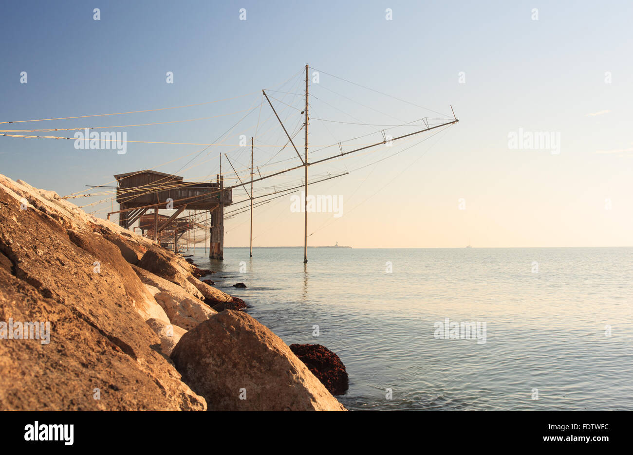 Casoni, fishing house Stock Photo - Alamy