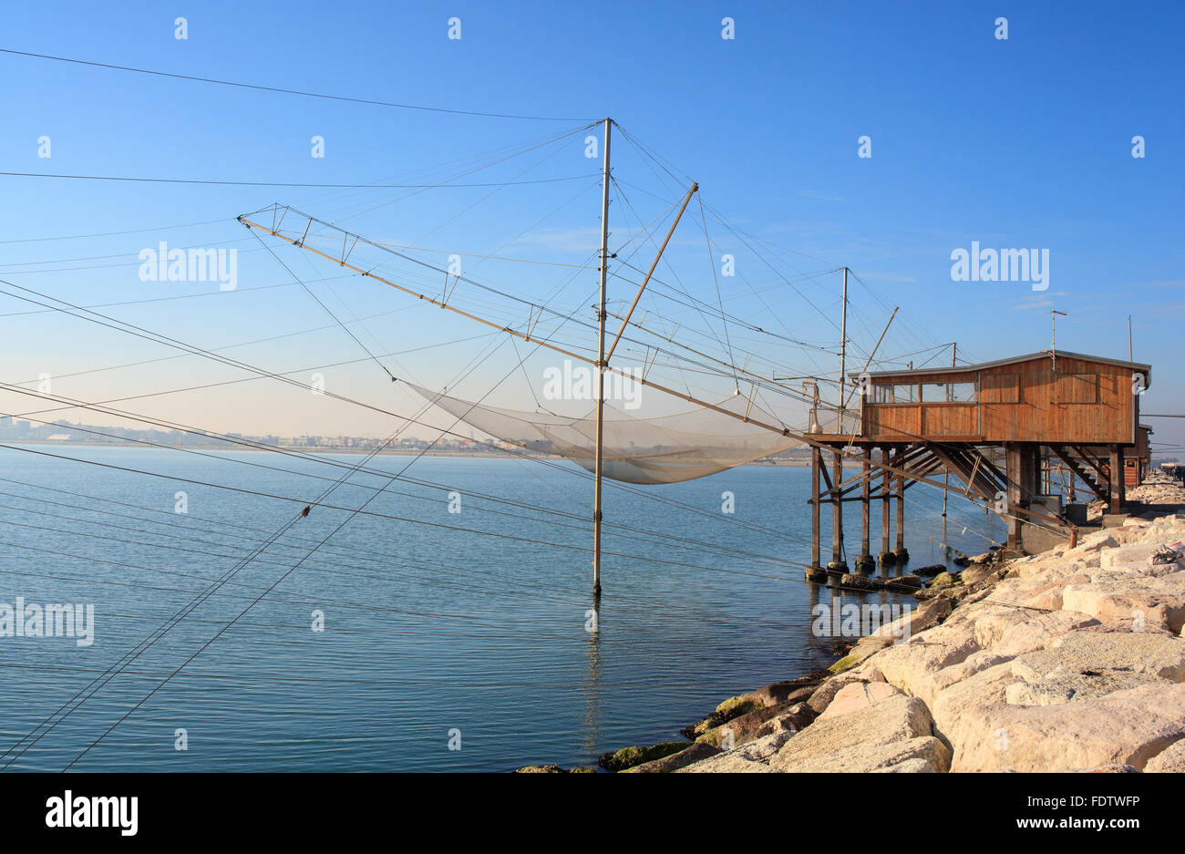 Casoni, fishing house Stock Photo - Alamy