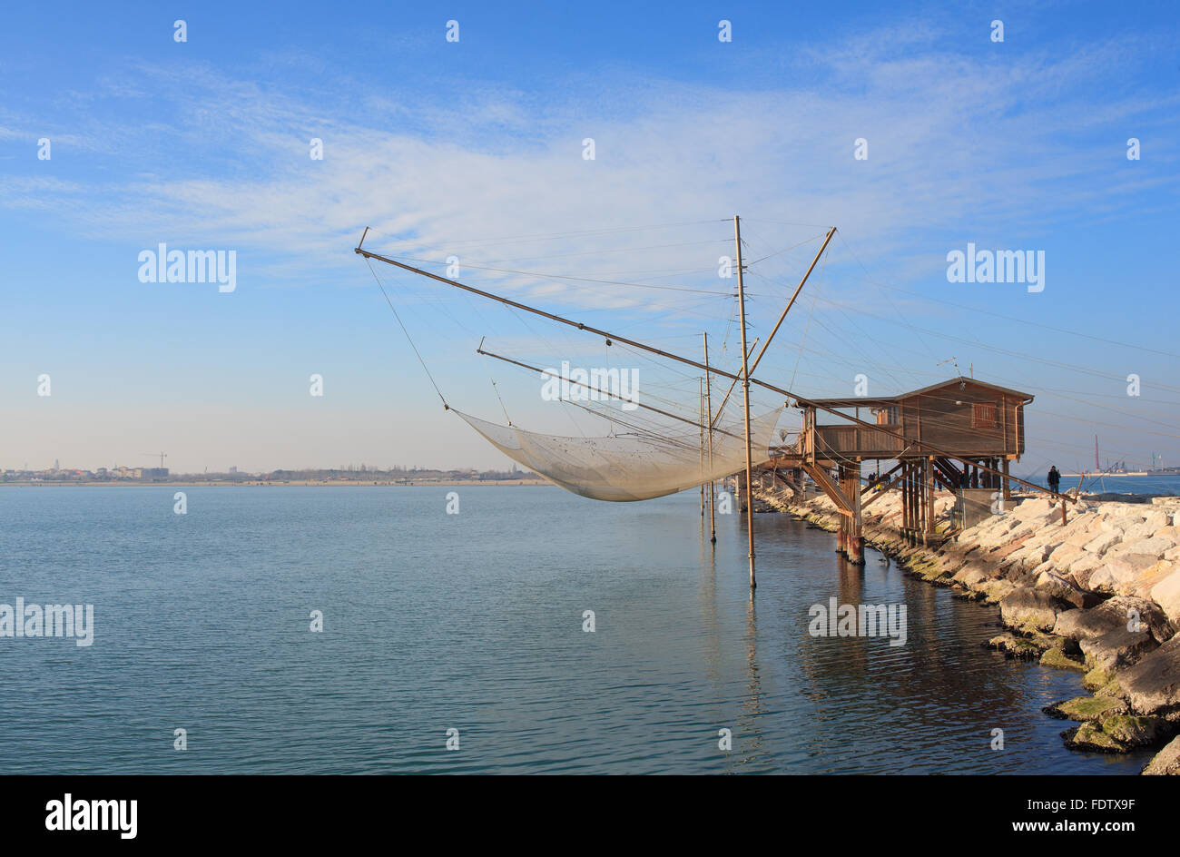 Casoni, fishing house Stock Photo - Alamy