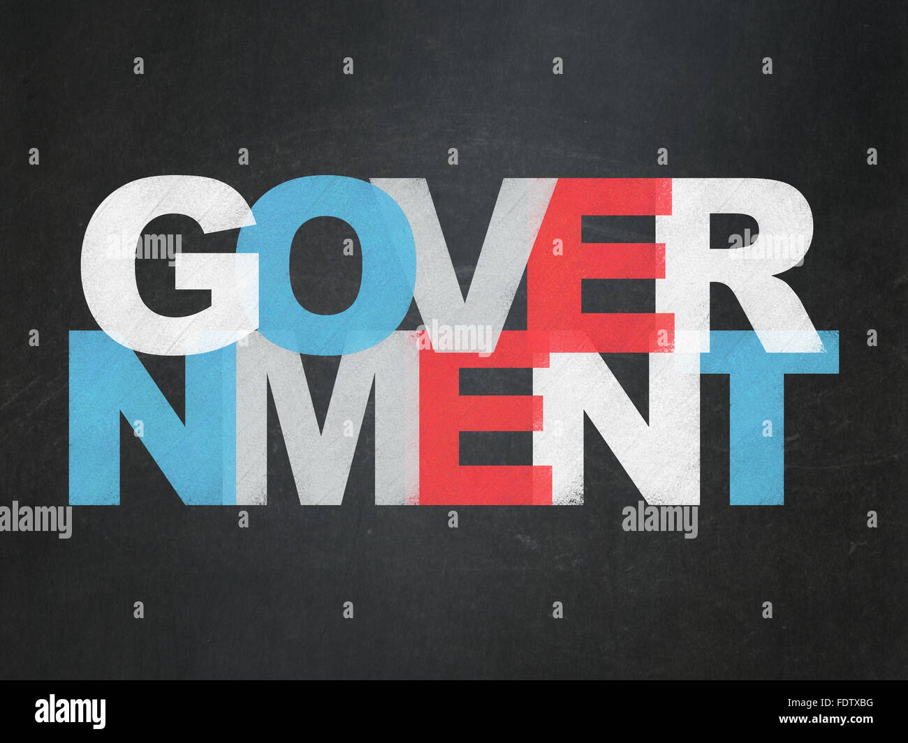 Politics concept: Government on School Board background Stock Photo - Alamy