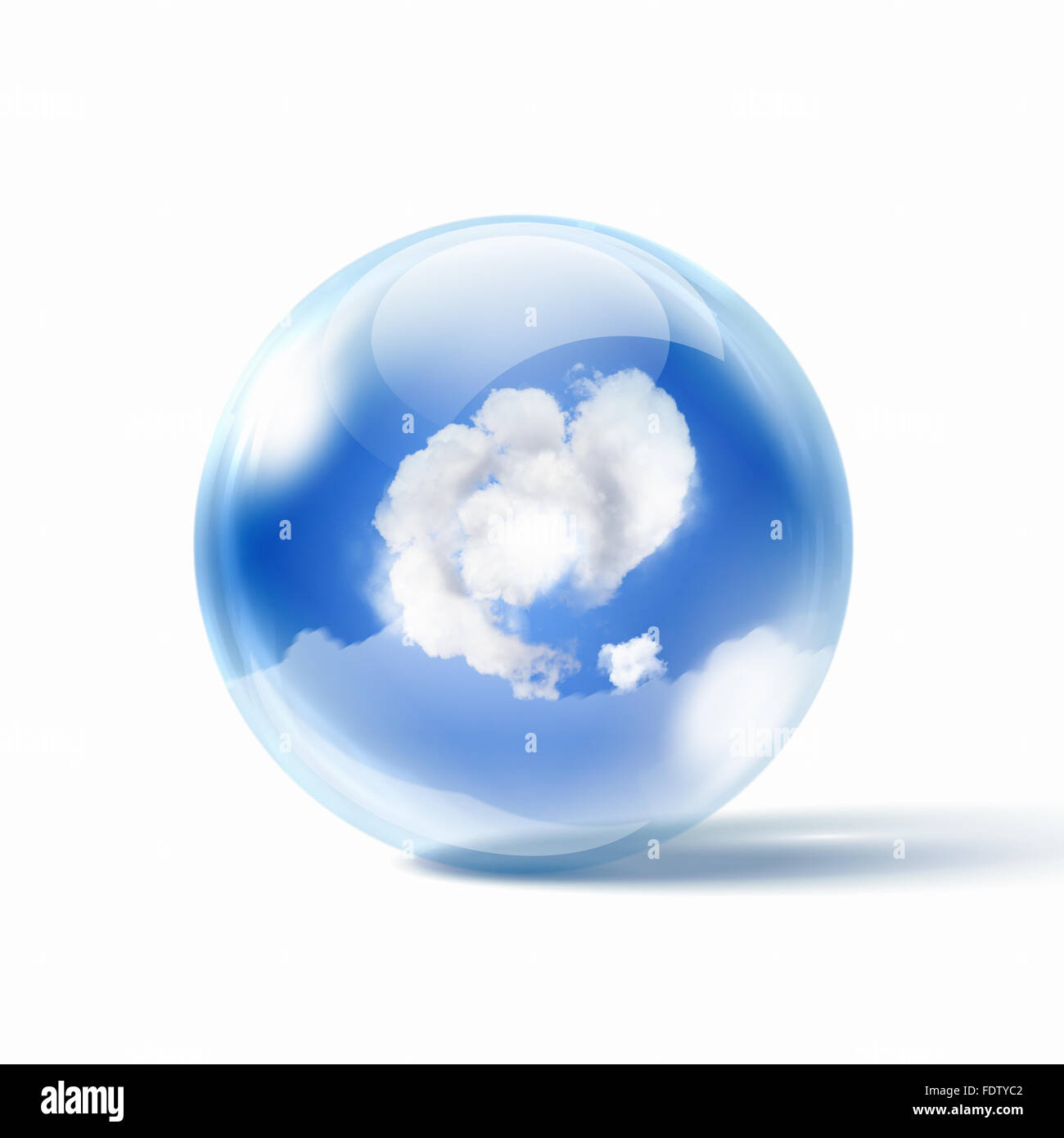 Deep blue and clear sky Cut Out Stock Images & Pictures - Alamy