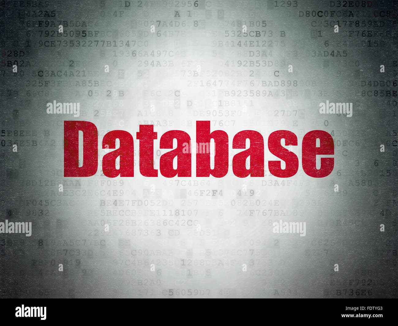 Database concept: Database on Digital Paper background Stock Photo - Alamy