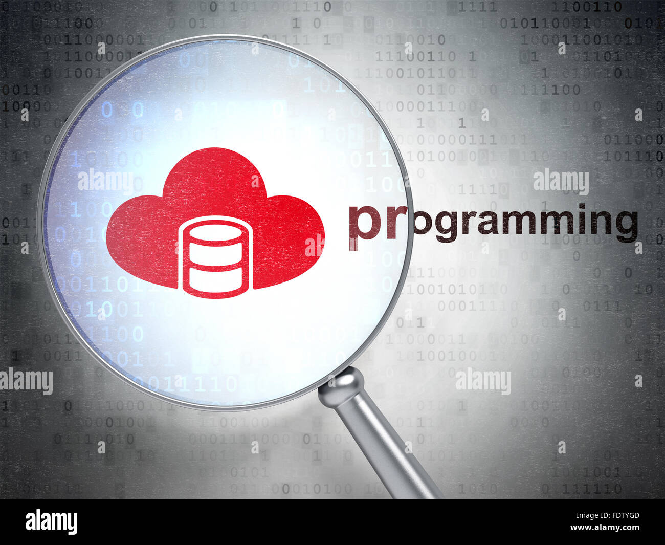 Database concept: Database With Cloud and Programming with optical ...