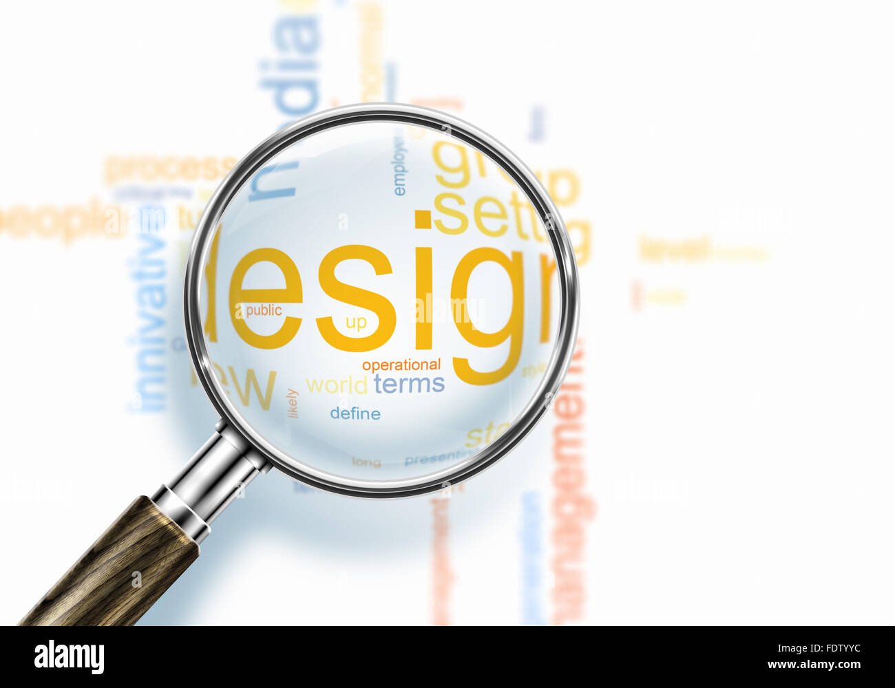 Creative thinking concept words hi-res stock photography and images - Alamy