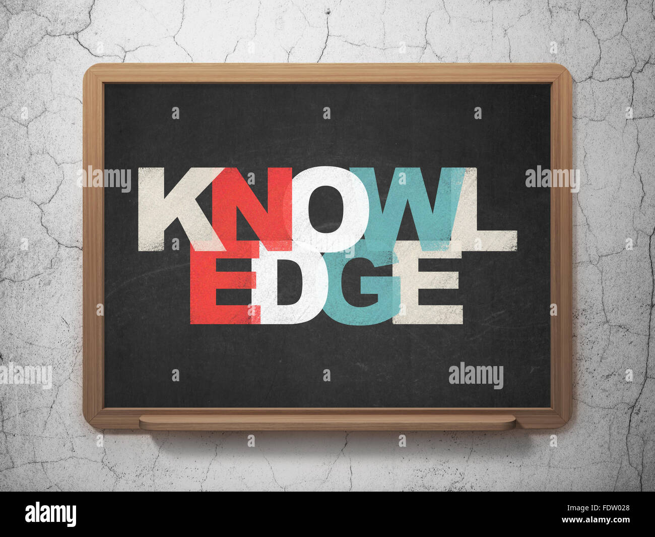Learning concept: Knowledge on School Board background Stock Photo - Alamy