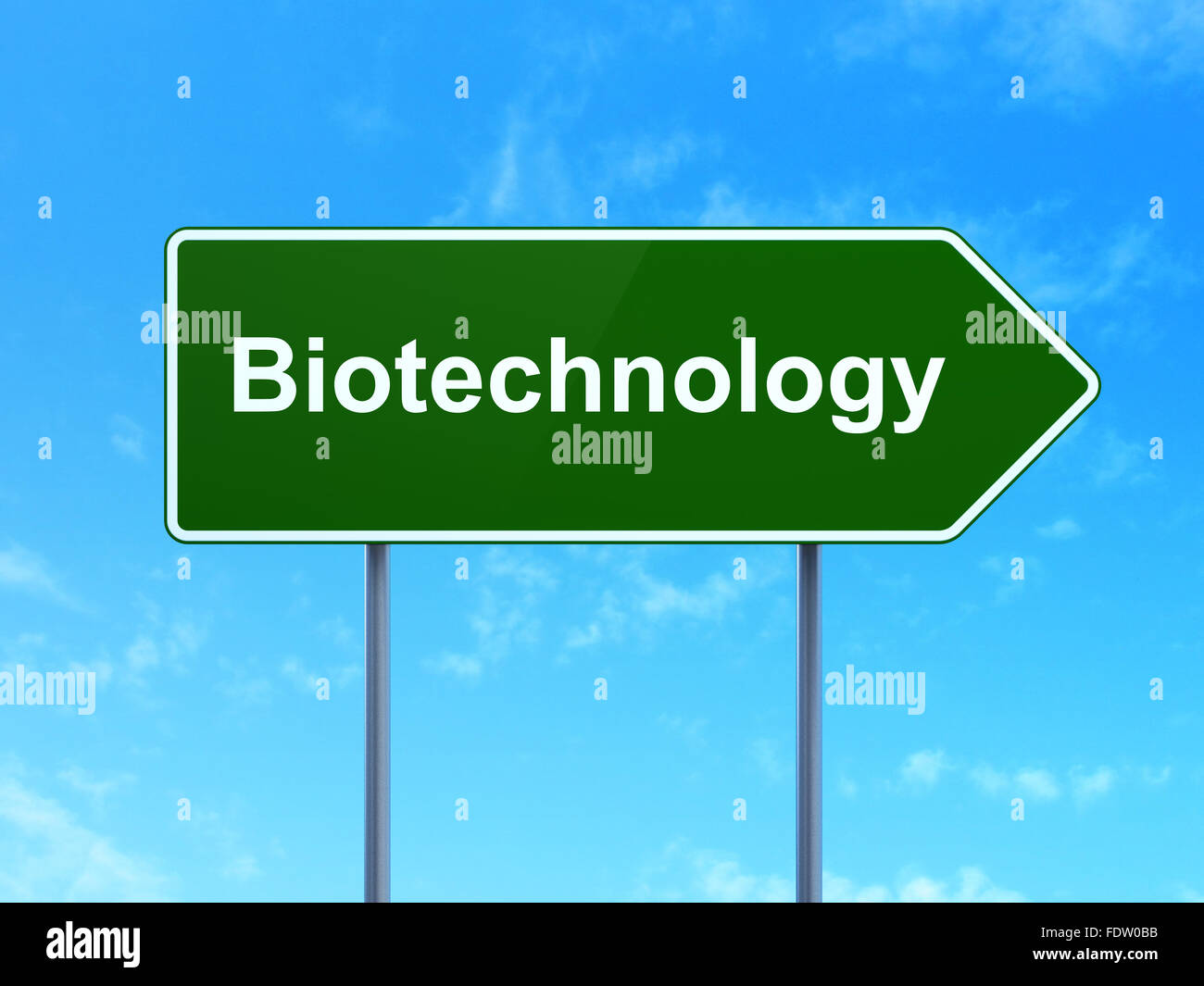Science concept: Biotechnology on road sign background Stock Photo - Alamy