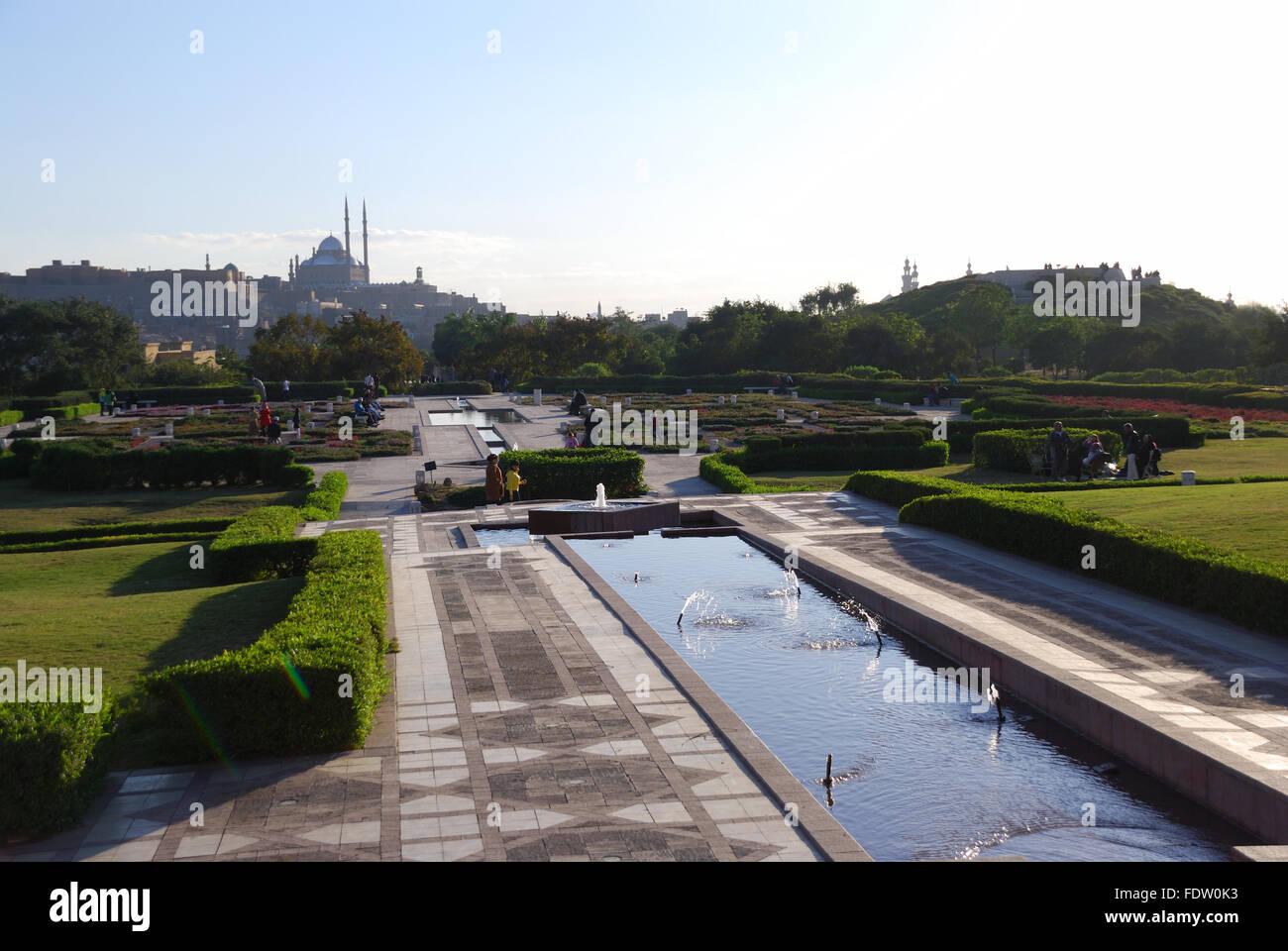 Al Azhar Park, Cairo,Egypt - listed as one of the world's 60 great ...