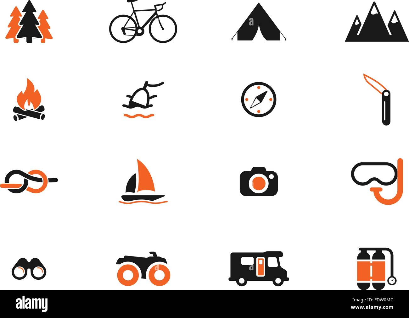 Active recreation icon set Stock Vector Image & Art - Alamy