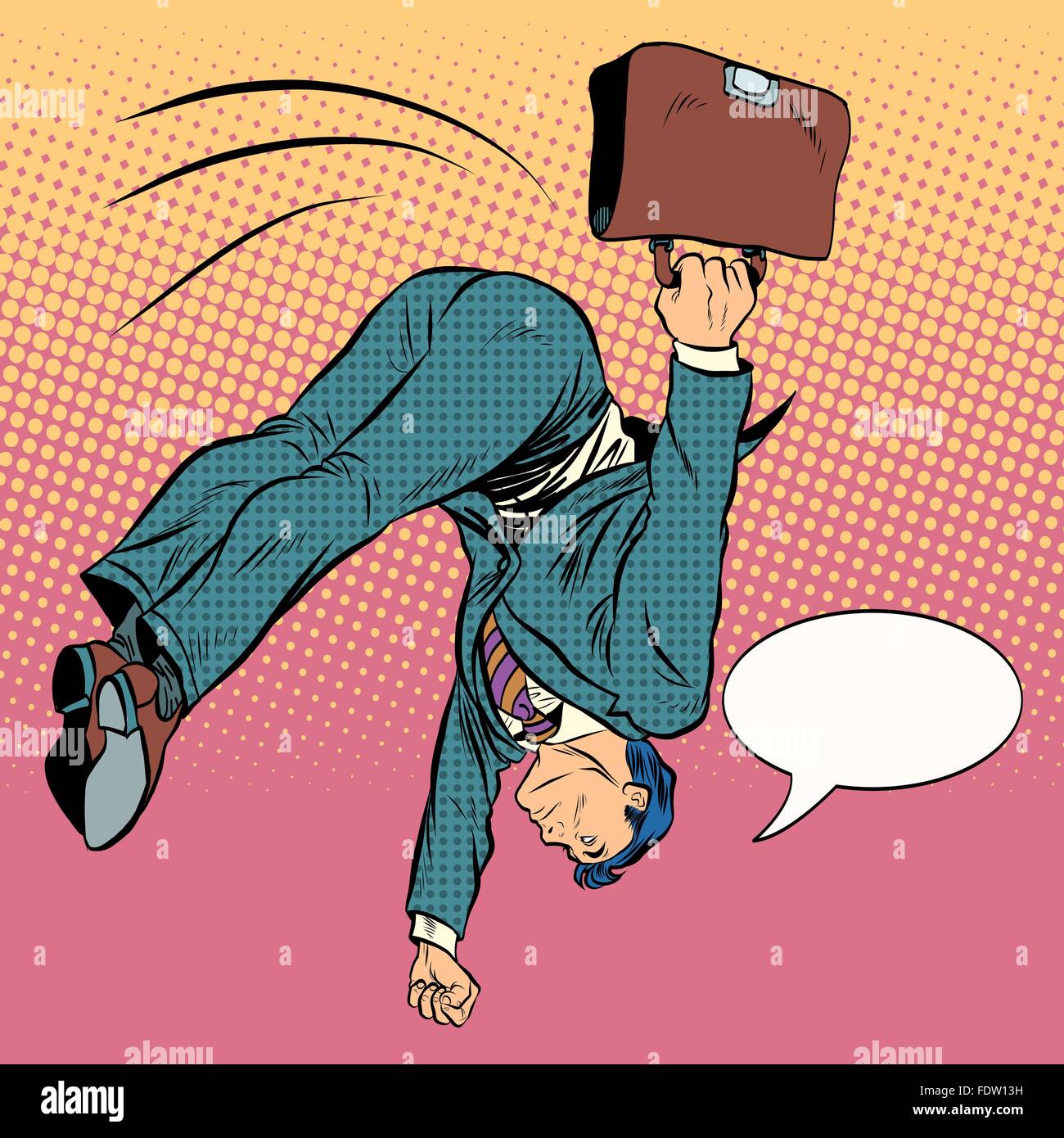 Businessman jump forward into the future Stock Vector Image & Art - Alamy