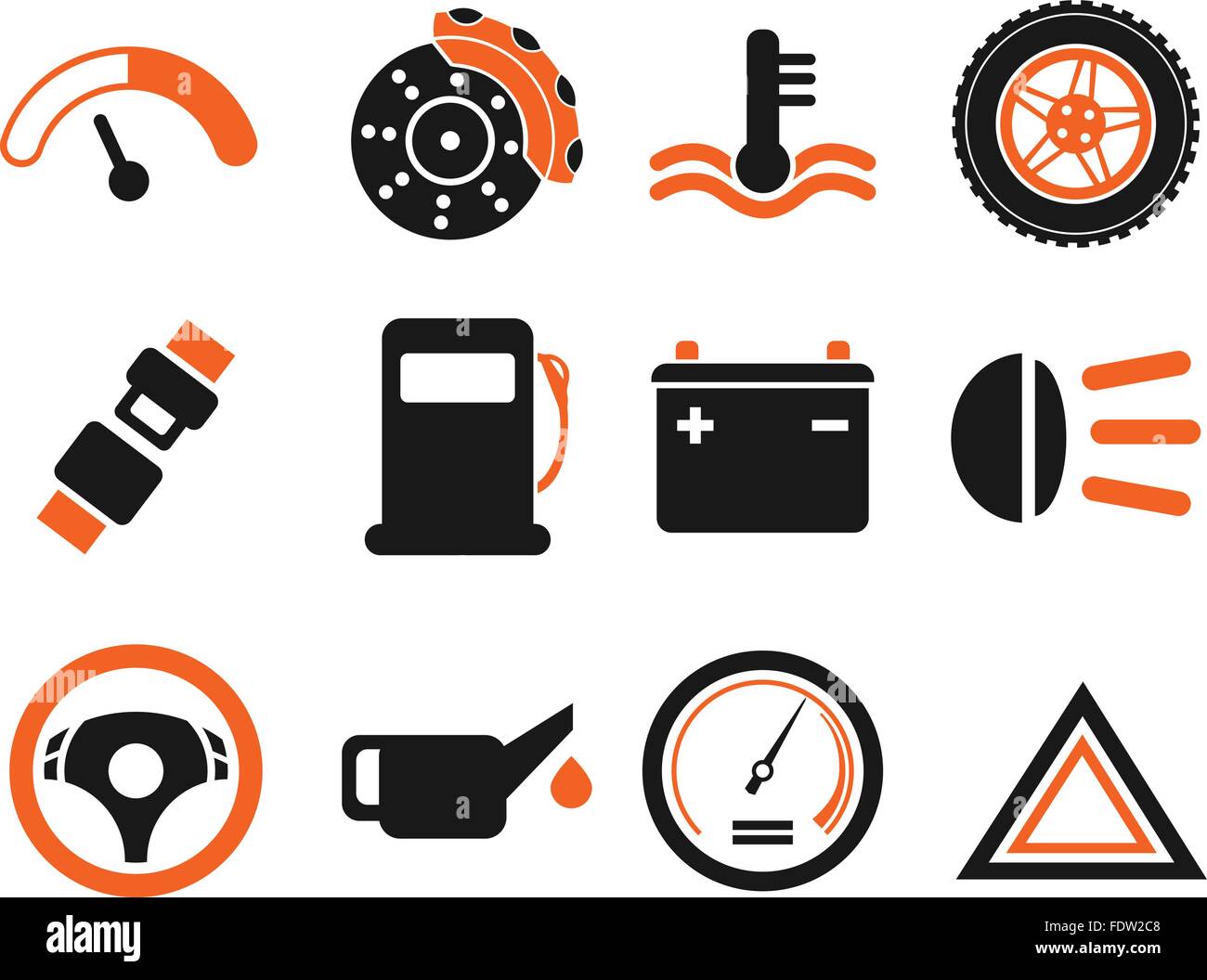 Vector car interface icon set Stock Vector Image & Art - Alamy
