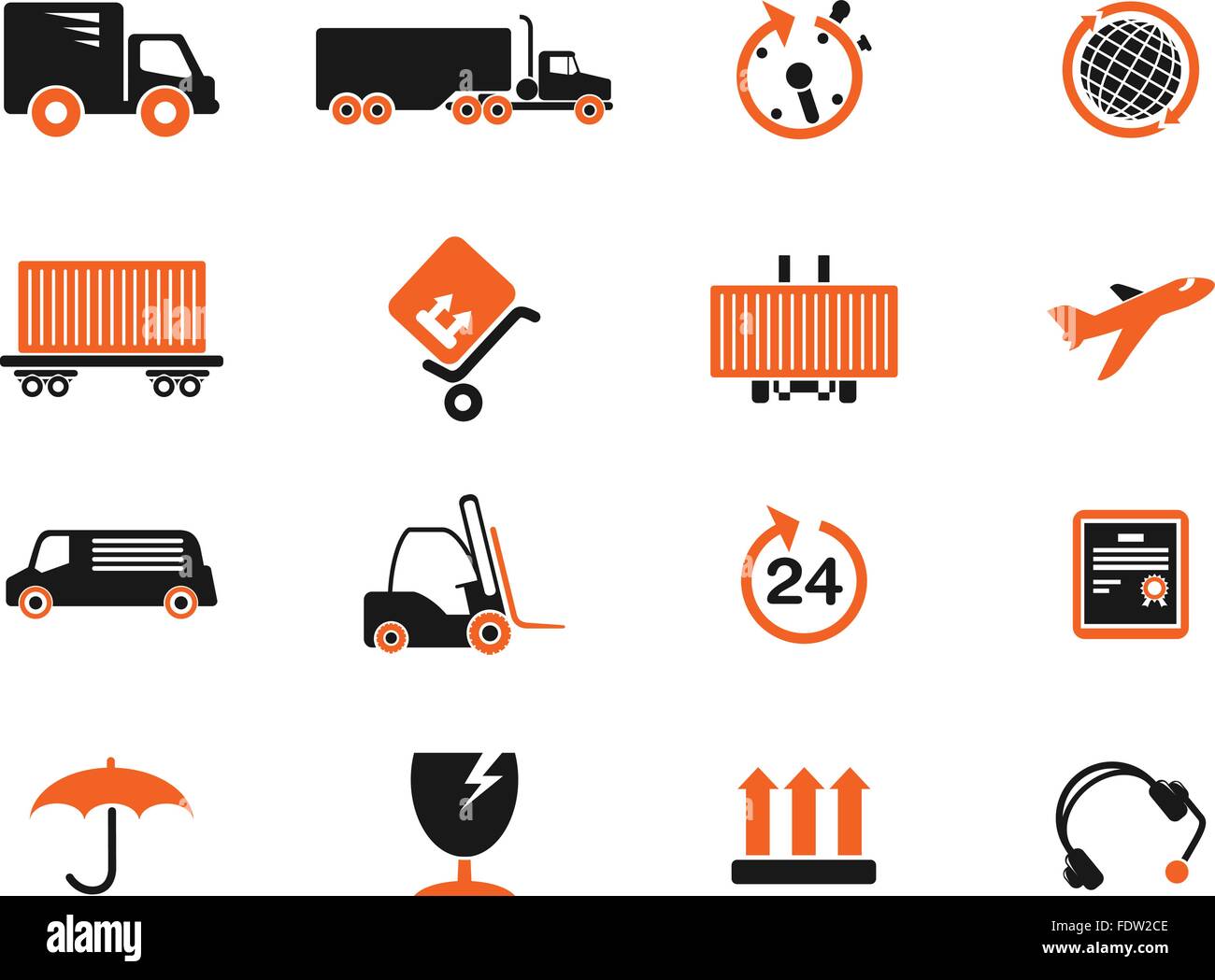 Cargo shipping symbols Stock Vector Image & Art - Alamy