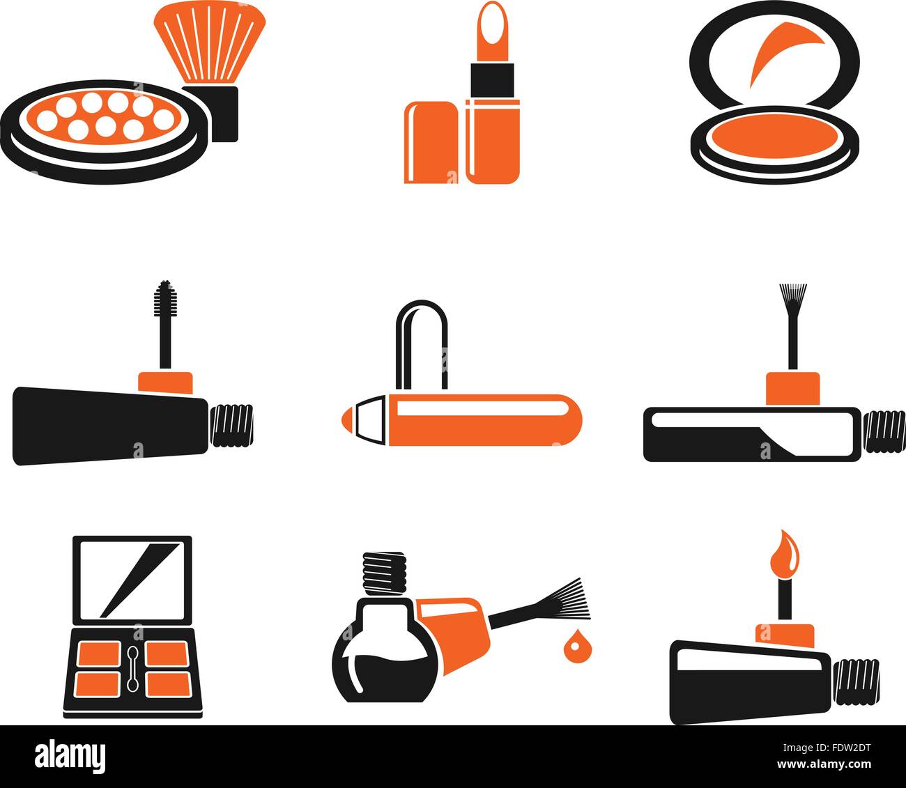 make-up products icons Stock Vector Image & Art - Alamy