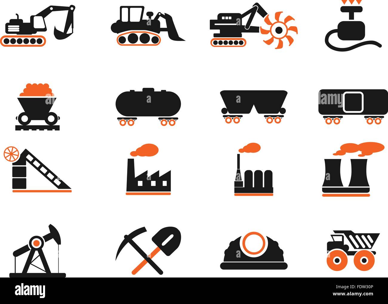 Factory and Industry Symbols Stock Vector Image & Art - Alamy