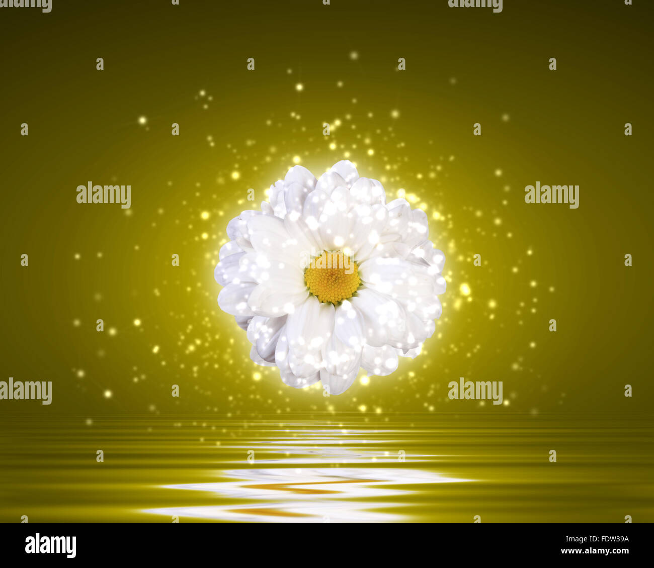 Water colour reflection painting hi-res stock photography and images ...