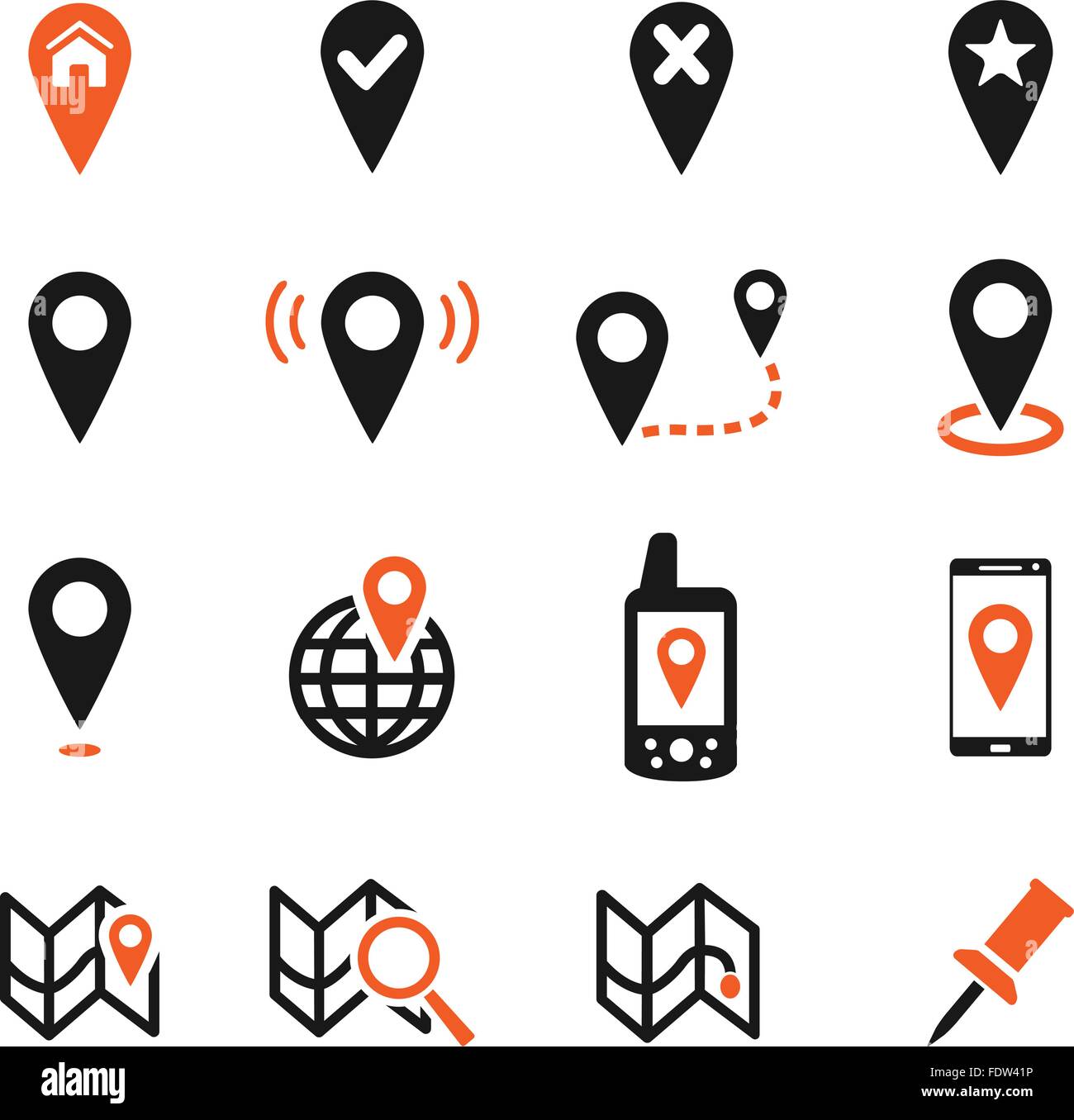 Pointer and maps Stock Vector Image & Art - Alamy