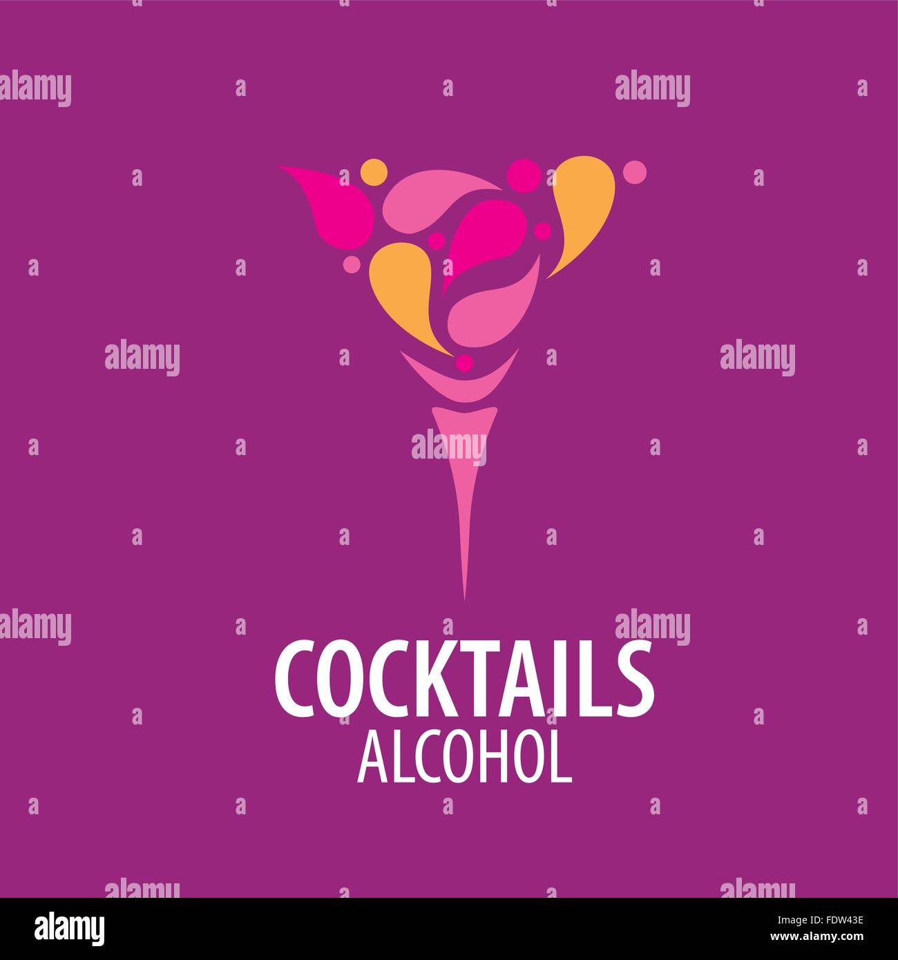 alcoholic cocktails logo Stock Vector Image & Art - Alamy