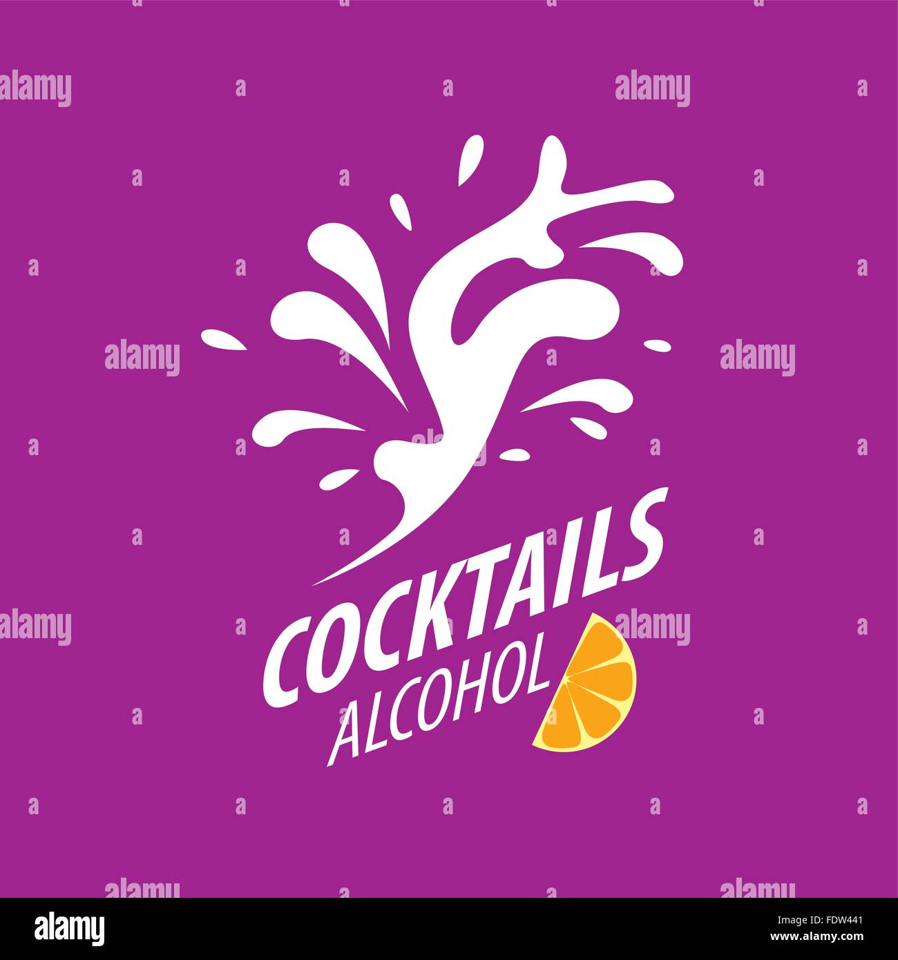 alcoholic cocktails logo Stock Vector Image & Art - Alamy