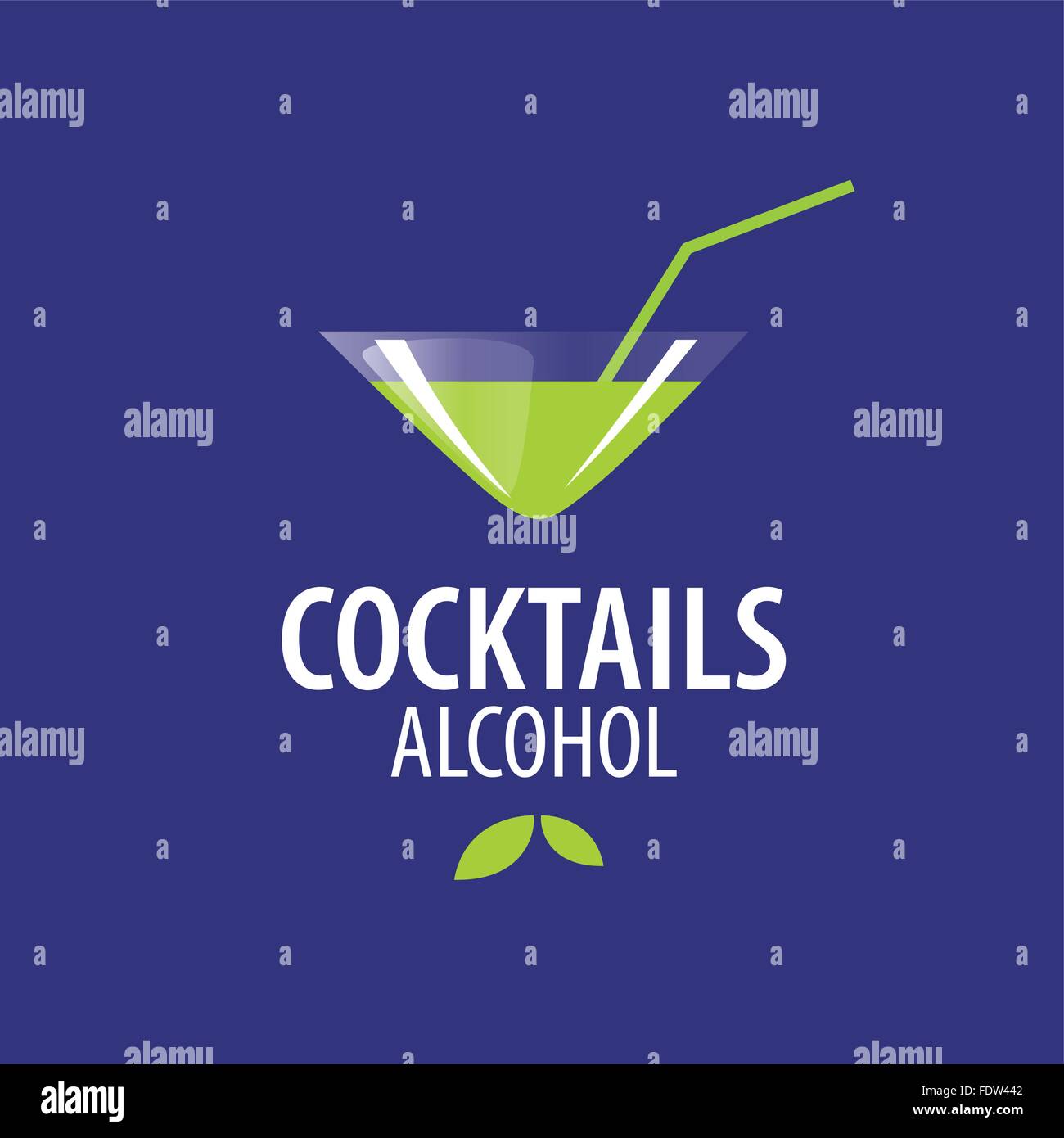 alcoholic cocktails logo Stock Vector Image & Art - Alamy