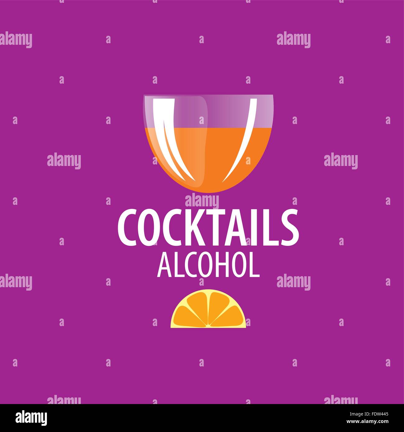 alcoholic cocktails logo Stock Vector Image & Art - Alamy