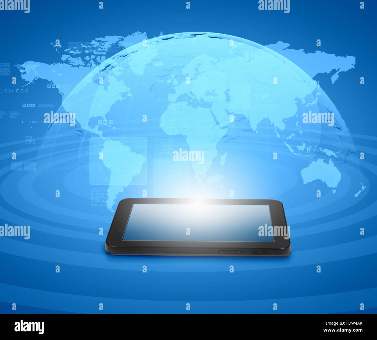 social network, communication in the global computer networks Stock ...