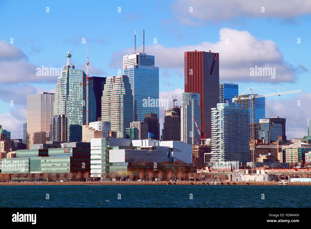 Toronto skyline from cherry street hi-res stock photography and images ...