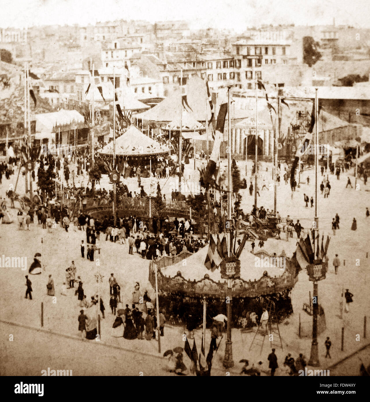 Place St. Pierre, Paris - probably 1960/70s Stock Photo - Alamy