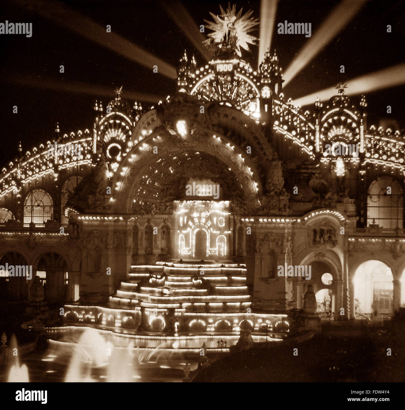Palace of Electricity, Paris Exposition, France - 1900 Stock Photo - Alamy