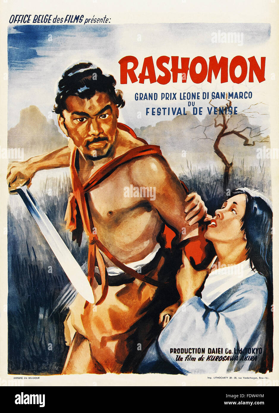 Rashomon movie poster hi-res stock photography and images - Alamy