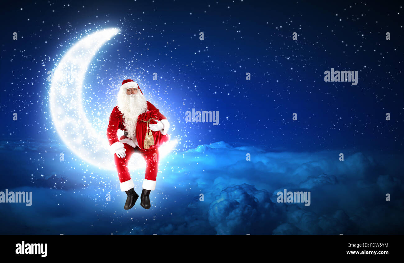Shadow Crossing The Moon Santa
