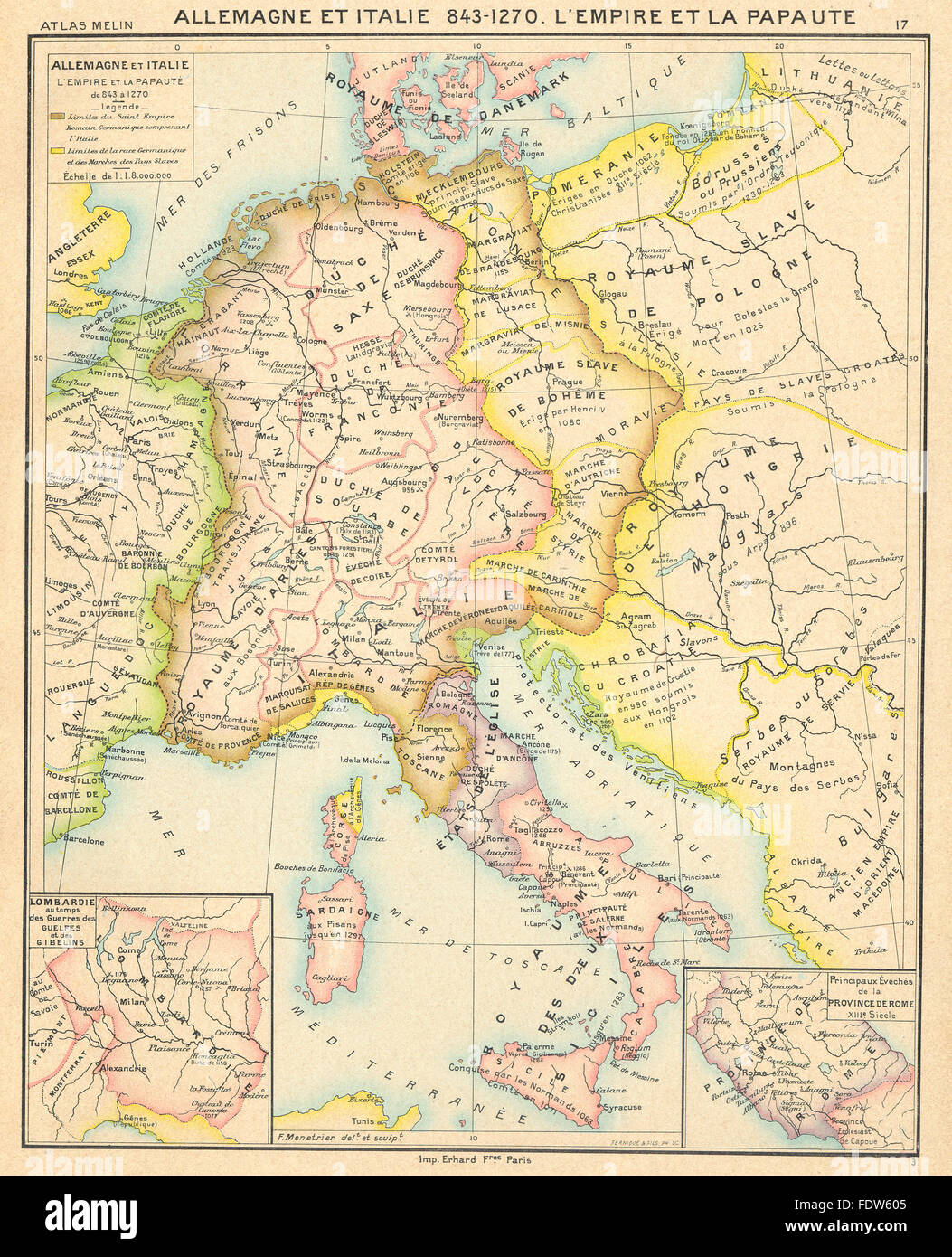 Maps of rome hi-res stock photography and images - Alamy