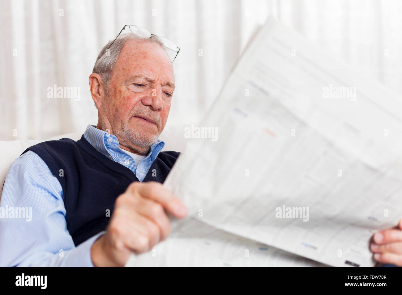 senior old man different situations at home Stock Photo - Alamy