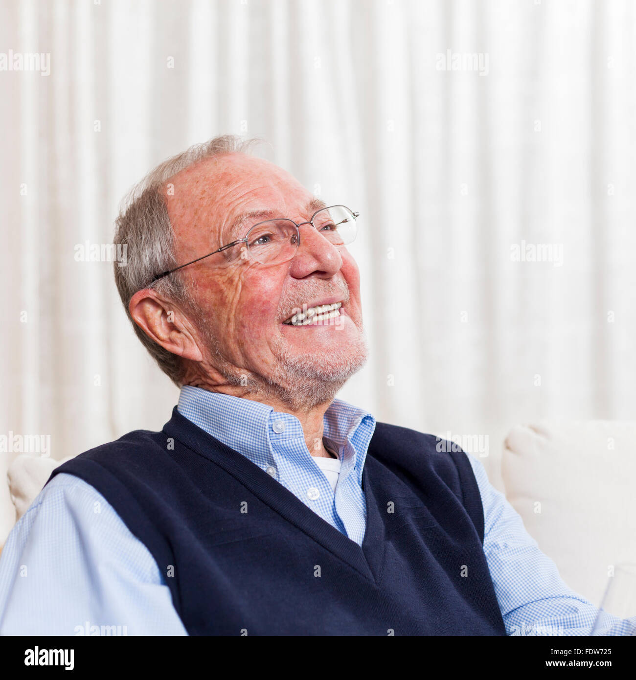 senior old man different situations at home Stock Photo - Alamy