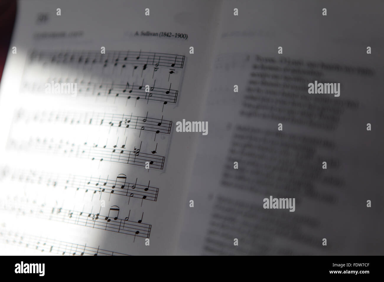 Song lyrics book hi-res stock photography and images - Alamy