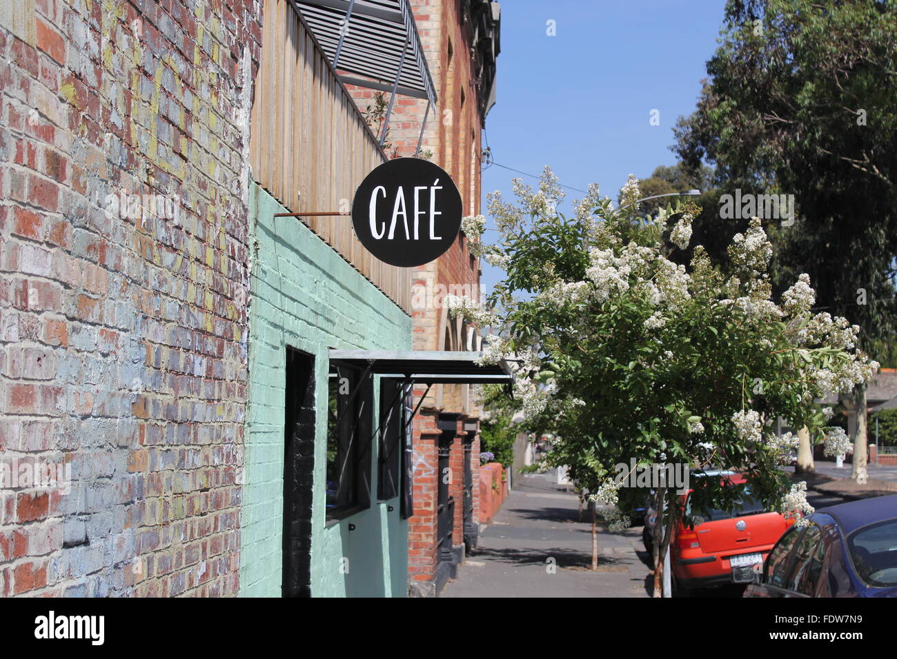 Cafe in fitzroy neighborhood in hi-res stock photography and images - Alamy
