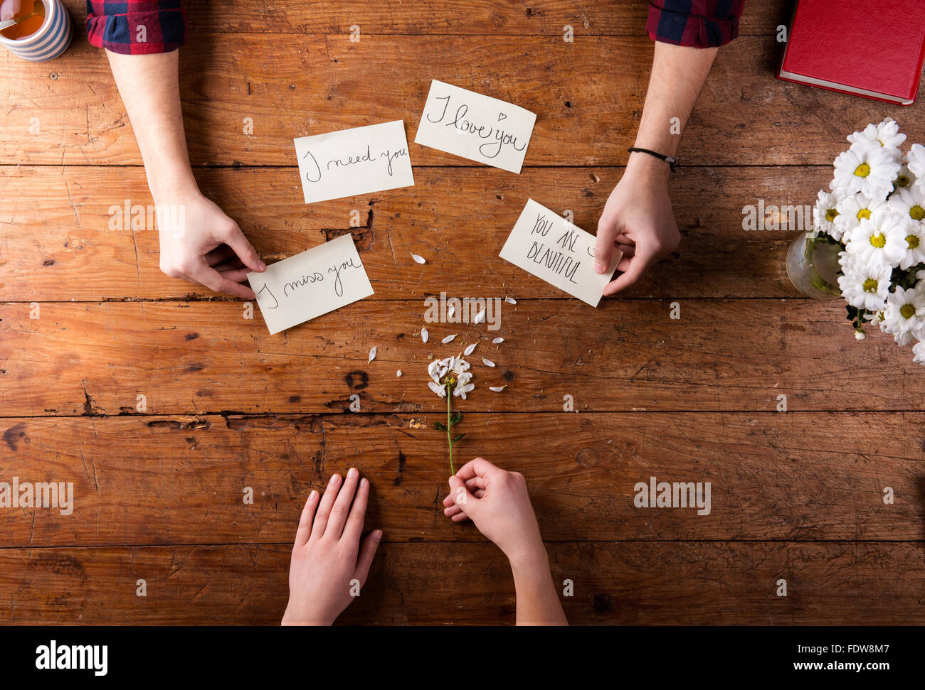 Love composition. Studio shot Stock Photo - Alamy