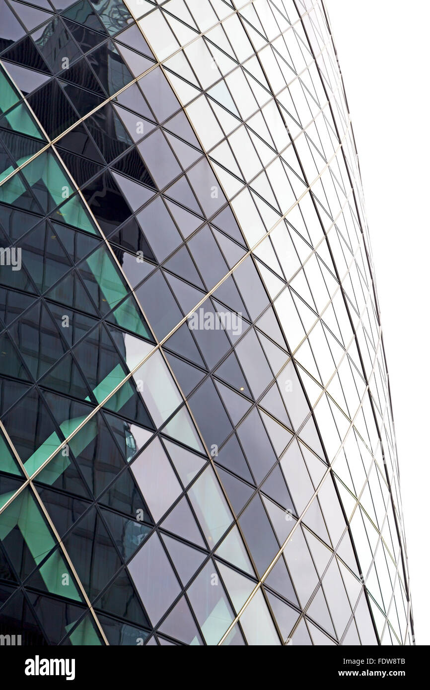 new building in london skyscraper financial district and window Stock ...