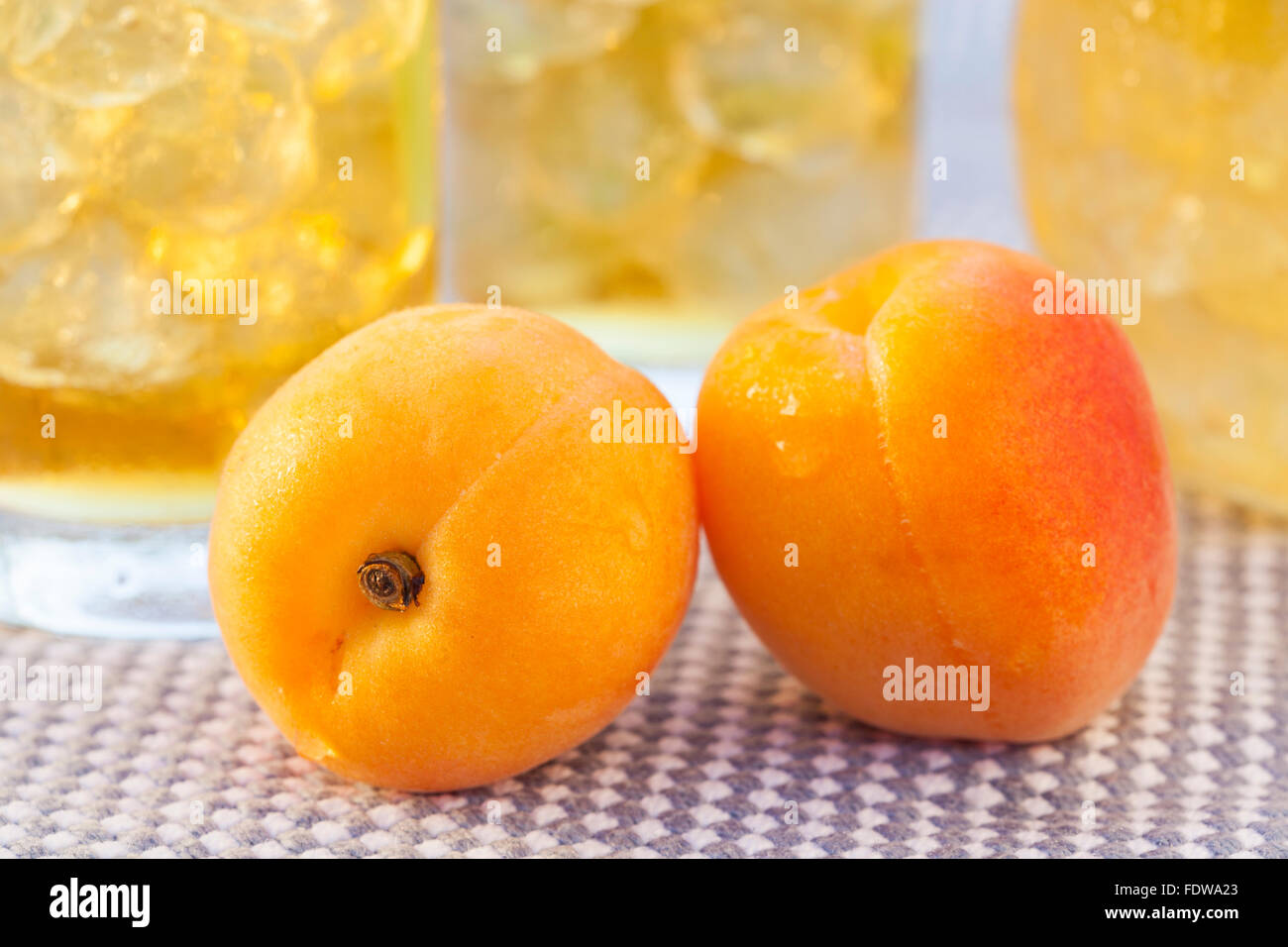 cold home made healthy ice tea summer drinks in garden Stock Photo - Alamy