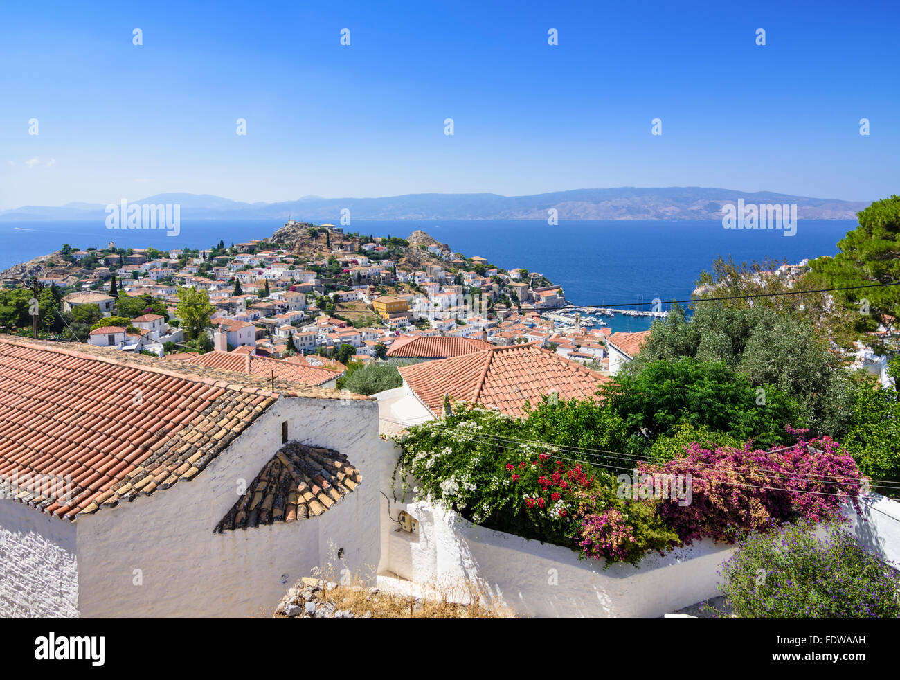 Views over Hydra Town, Hydra Island, Greece Stock Photo - Alamy