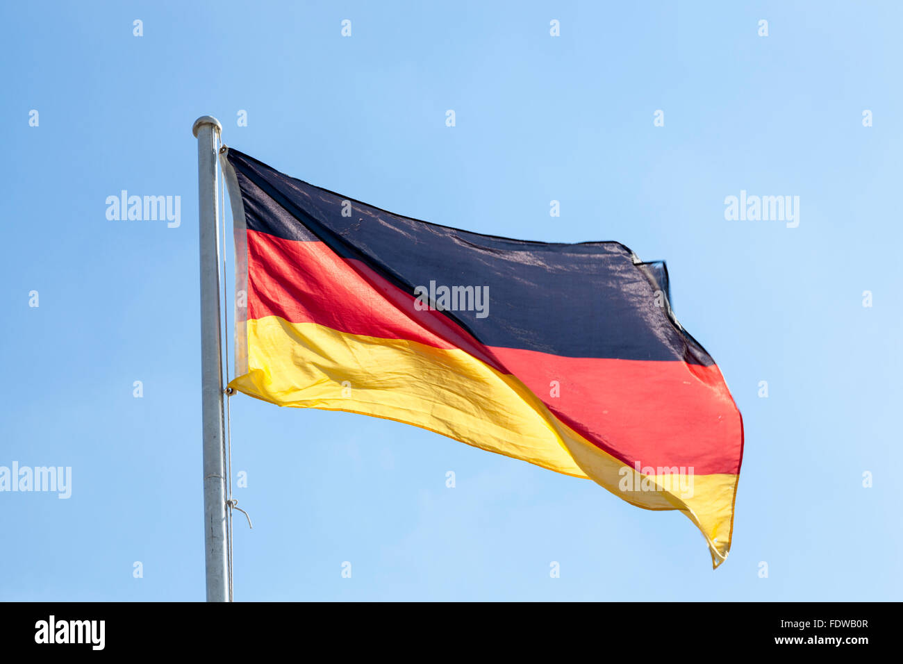 German flag pole hi-res stock photography and images - Alamy