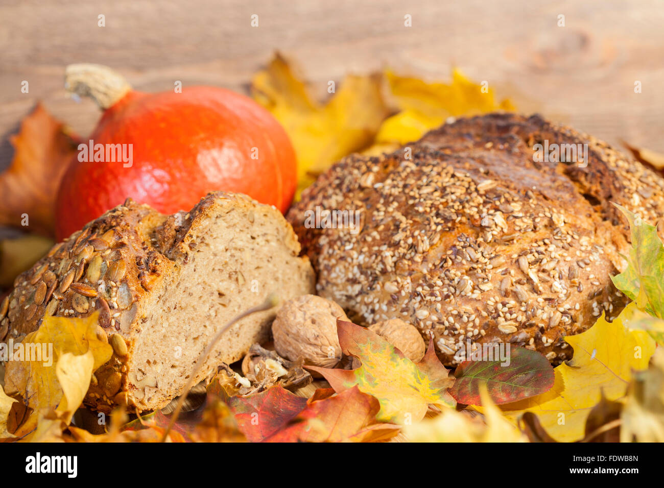 healthy whole grain bread still life Stock Photo - Alamy