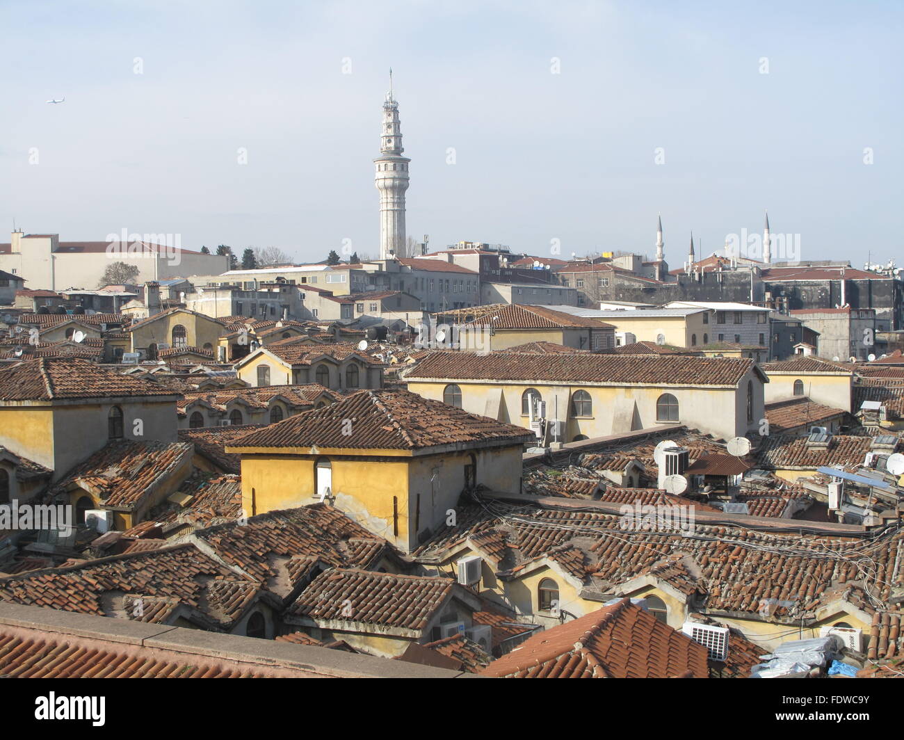 Istanbul, Turkey. 1st Feb, 2016. The roofs of the Grand Bazaar in the ...