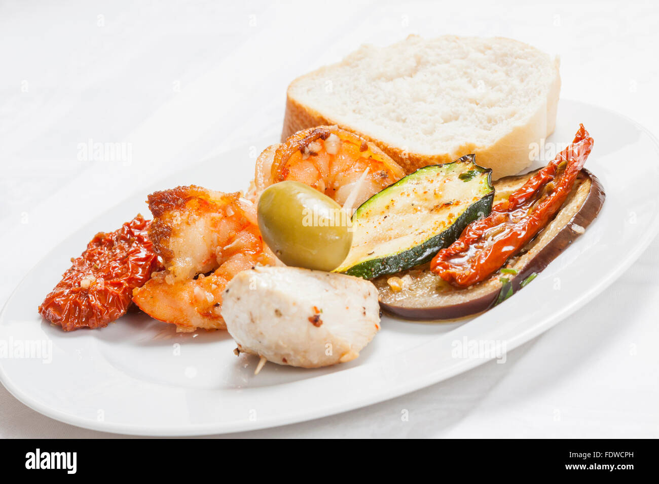 Shrimp appetizers vegetables herbs hi-res stock photography and images ...