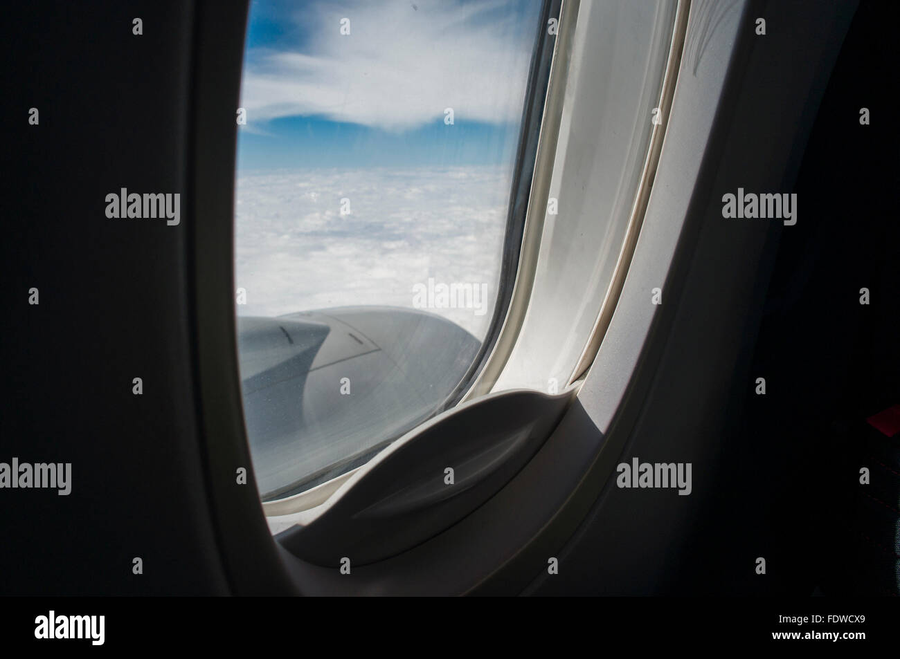 out of the window of airplane Stock Photo - Alamy