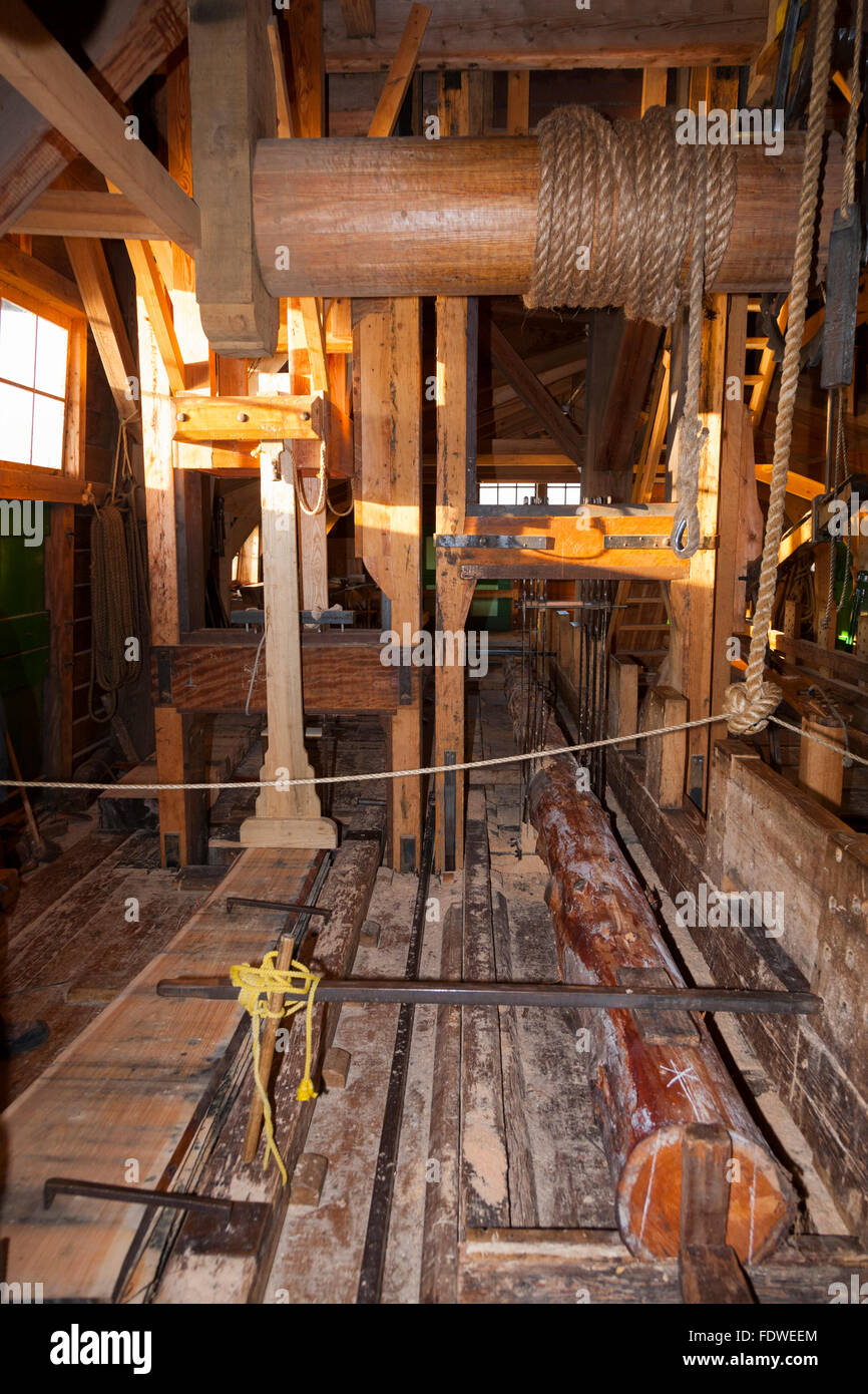 Windmill windmills interior inside hi-res stock photography and images ...