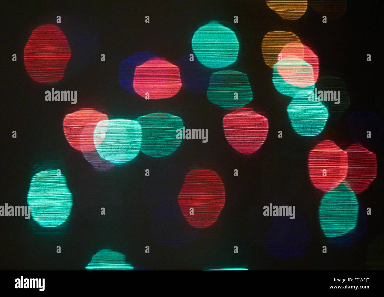 Green and red blurry out of focus lights Stock Photo - Alamy