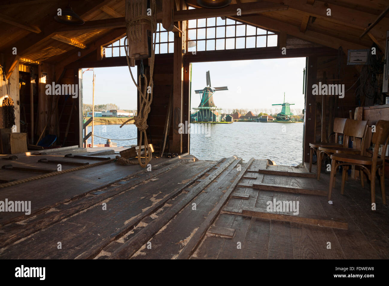 Inside Het Jonge Schaap (The Young Sheep) Sawmill / wind mills ...