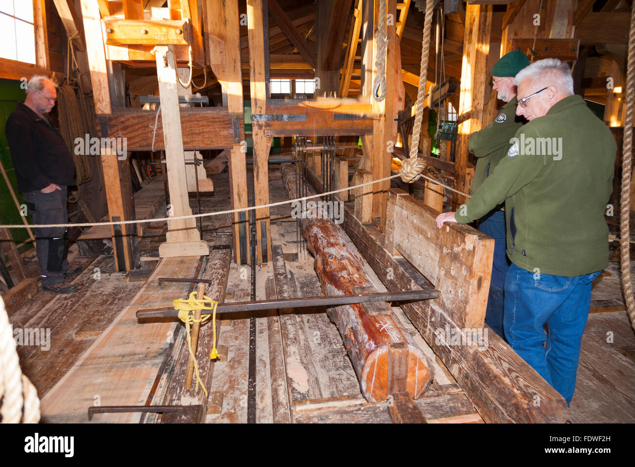 Wind Powered Sawmill High Resolution Stock Photography and Images - Alamy