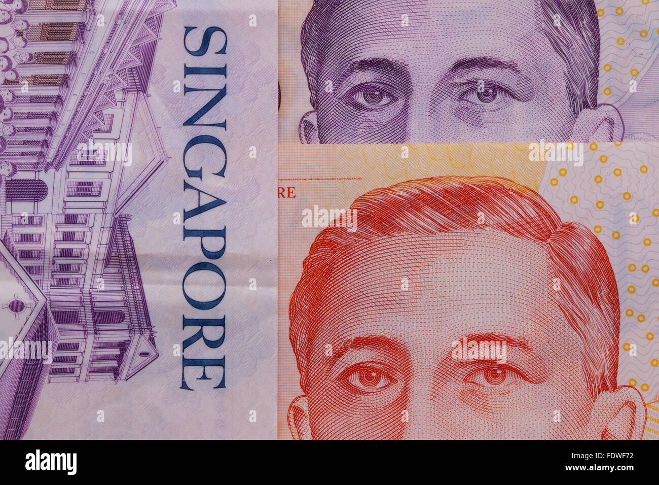 Singapore banknotes hi-res stock photography and images - Alamy